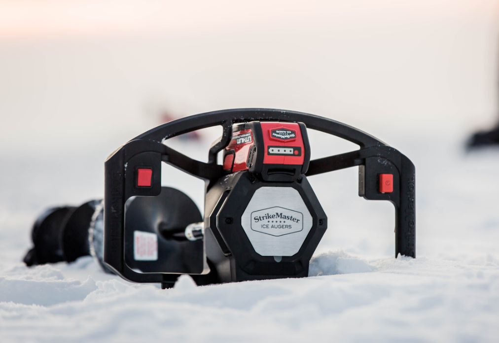40V Lite Ice Auger: Lightweight Power for Ice Fishing - StrikeMaster